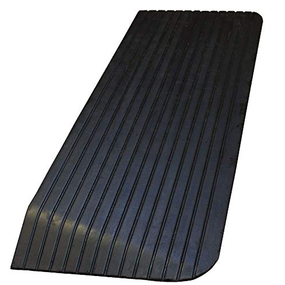 RK Safety RK-RTR03 2" Rise Solid Rubber Power Wheelchair Scooter Threshold Ramp (1 Pc)