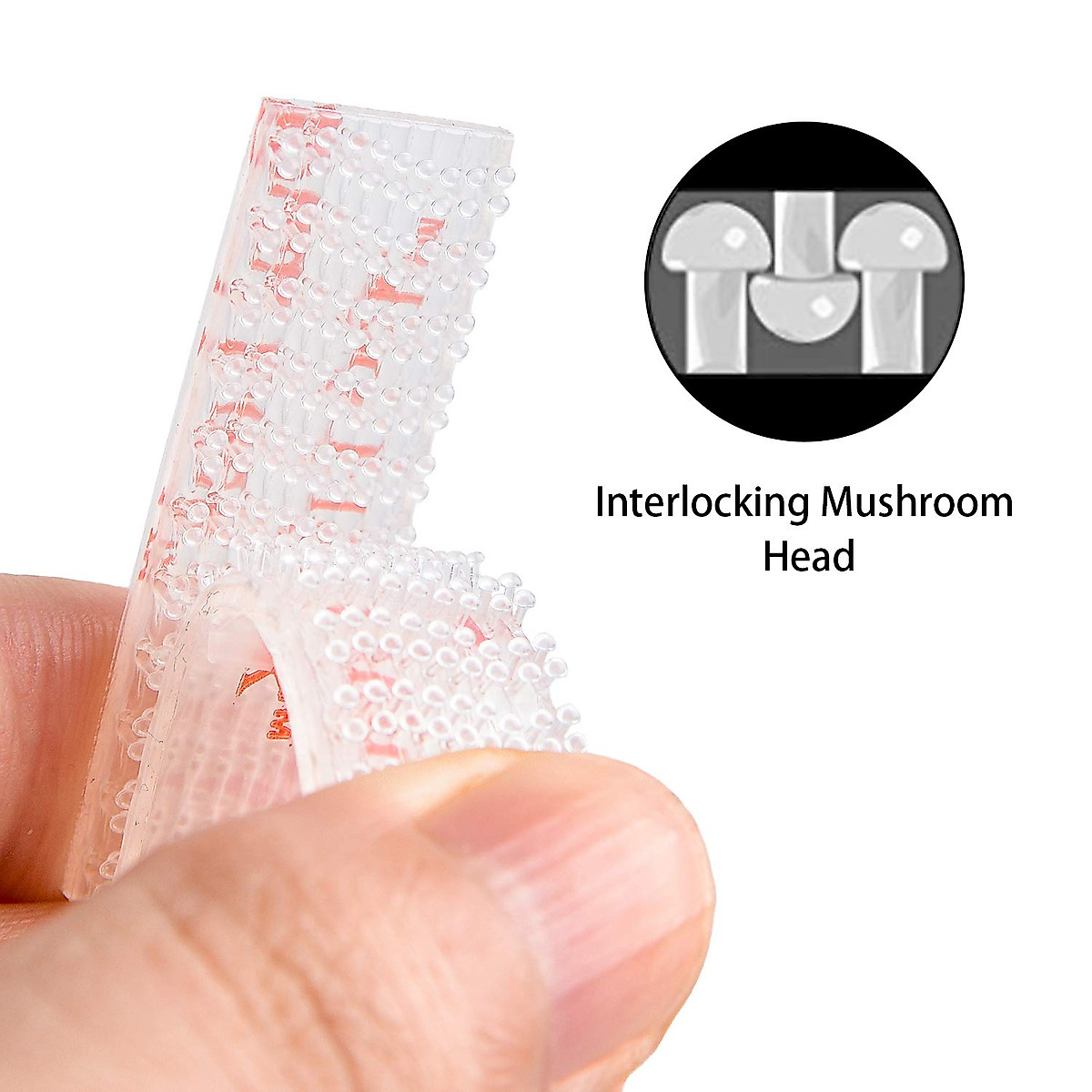 EZ Pass/IPass/IZoom Toll Tag Mounting Kit - 8 Pcs (4 Sets) Reclosable Fastener Dual Lock Tape Strips