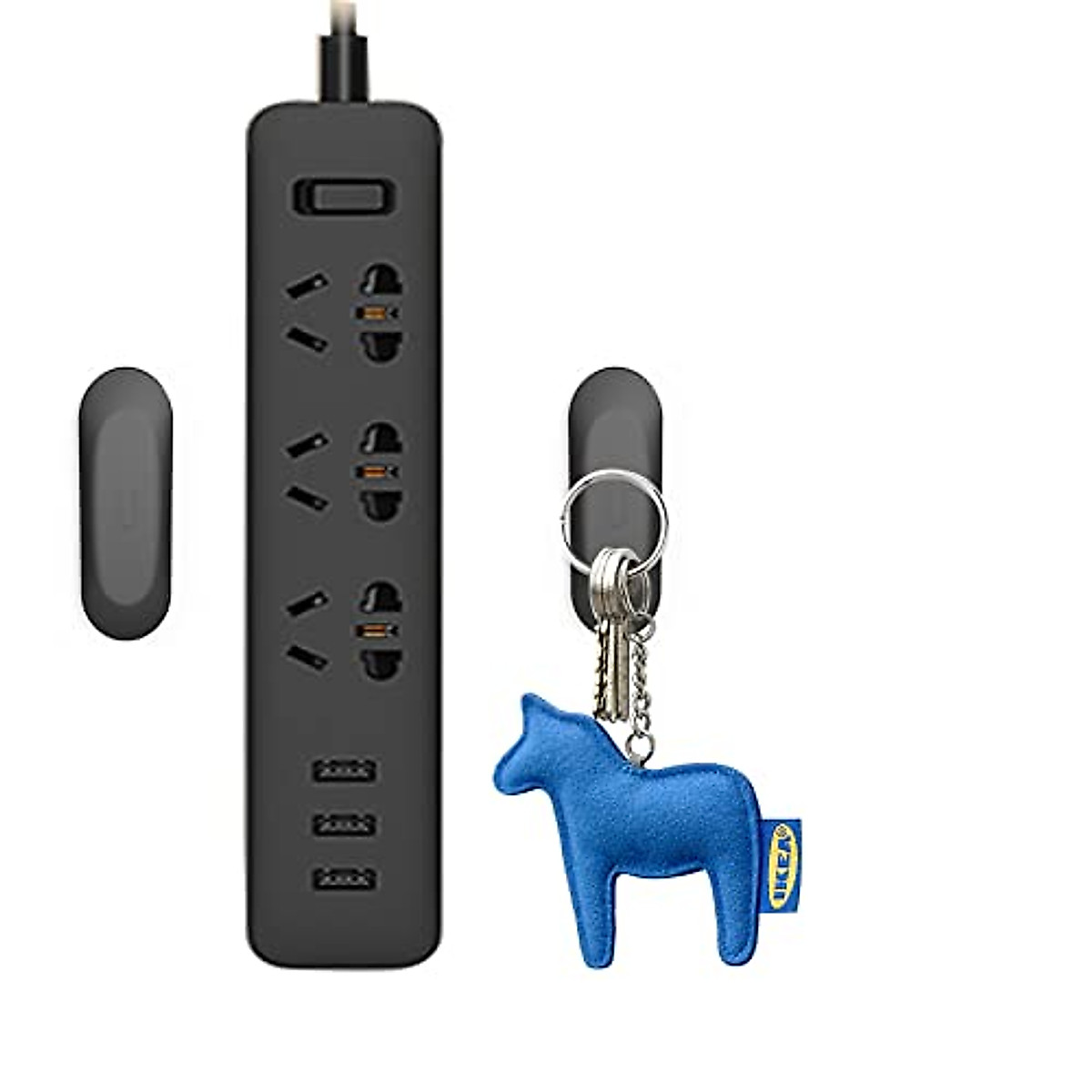 TKGKHK Magnet Mount Remote Control Holder, Multifunction Stand, Magnetic Storage Organizer for Remote Control,Pack of 4