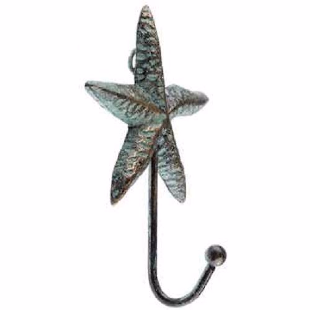Starfish Metal Wall Hook Wall Hook Nautical Home Decoration 5 Inch Width