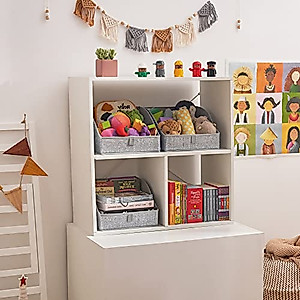 GRANNY SAYS Bundle of 3-Pack Trapezoid Storage Bins & 3-Pack Rectangle Storage Bins