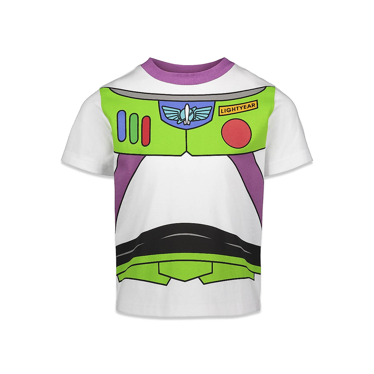 Disney Pixar Toy Story Buzz Lightyear Toddler Boys 2 Pack T-Shirts Buzz Lightyear Grey/White 2T