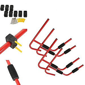 TC-HOME Kayak Rack Wall Mounted 2 Pairs Storage Rack for Indoor Outdoor Garage Folding Kayak Ladder