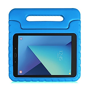 Fintie Case for Samsung Galaxy Tab S3 9.7, Light Weight Shock Proof Convertible Handle Stand Kids Friendly Cover for Samsung Galaxy Tab S3 9.7-Inch Tablet (SM-T820/T825/T827) 2017 Release, Blue