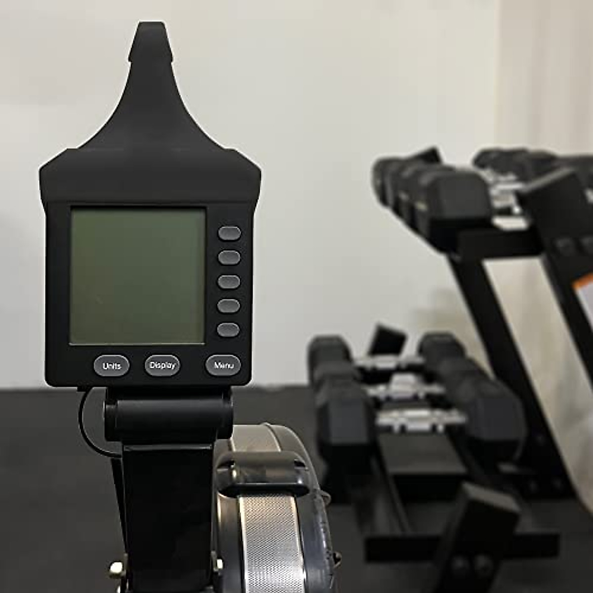 Phone Holder Made for PM5 Monitors of Concept 2 Rower, SkiErg and BikeErg - Silicone Smartphone Cradle Compatible with Concept 2 Rowing Machine. Ideal Rower Accessories