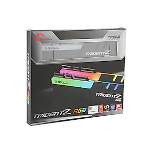 G.SKILL TridentZ RGB Series 32GB (2 x 16GB) 288-Pin DDR4 SDRAM DDR4 3200 (PC4 25600) Desktop Memory Model F4-3200C16D-32GTZRX
