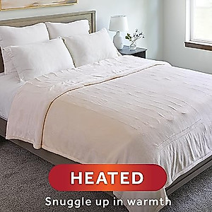 Sunbeam Royal Posh Champagne Heated Blanket - King