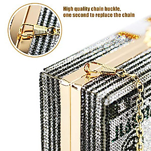 Money Clutch Purse Evening Diamond Purse Rhinestone Purse for Women - Bling Rhinestone Purse for Wedding Party