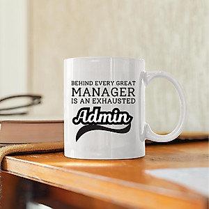 Staff Appreciation Gift Idea for Administrators Receptionists Secretaries 11oz 15oz White Coffee Mug