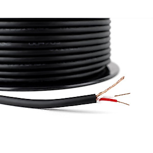 Sewell Silverback Screamer Bulk XLR Cable, 300 ft. Spool, Pure Copper, OFC, Flexible, Spiral Braided Shielding SW-30632, Black