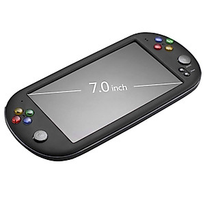 N / C Electronic Entertainment 7-inch Color Screen Multi-Function Game Console-Dual Joystick, Picture Browsing, Music Appreciation, e-Book Reading, Dictionary and Photos