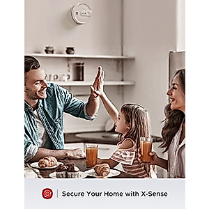 X-Sense Smoke Detector, Wireless Interconnected Fire Alarm with 10-Year Battery Life and Transmission Range of Over 820 ft, SD20-W, Pack of 6