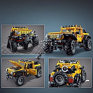 LEGO Technic Jeep Wrangler 4x4 Toy Car 42122 Model Building Kit - All Terrain Off Roader SUV Set, Authentic and Functional Design, STEM Birthday Gift Idea for Kids, Boys, and Girls Ages 9+