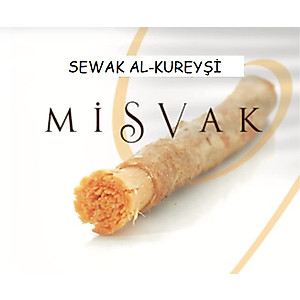 SEWAK AL-KUREYSI miswak Sticks for Teeth - 10 Pieces 1 case Free Natural Toothbrush Teeth Whitener Natural Teeth Whitening Kit Vacuum Sealed Dental Care İslamic Gift Breath Freshener Teeth Cleaning