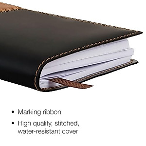 Global Printed Products 2024 Pocket Planner/Pocket Calendar 3.5" x 6": Includes 14 Months (November 2023 to December 2024) / 2024 Weekly Planner/Weekly Agenda/Monthly Calendar Organizer (Black/Brown)