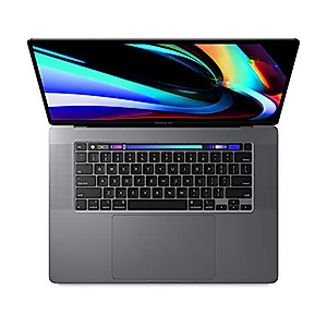 Late 2019 Apple MacBook Pro Touch Bar with 2.4GHz 9th Gen 8 Core Intel i9 (16 inch, 32GB RAM, 2TB SSD) Space Gray (Renewed)
