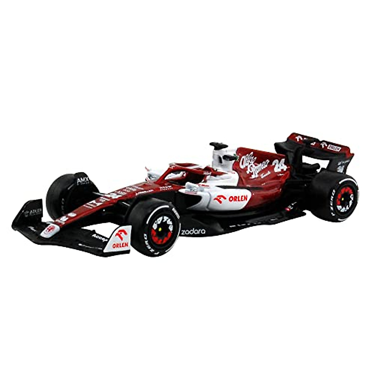 Bburago Alfa Romeo F1 C42#24 Guanyu Zhou 2022 1/43 Diecast Model Car 38067