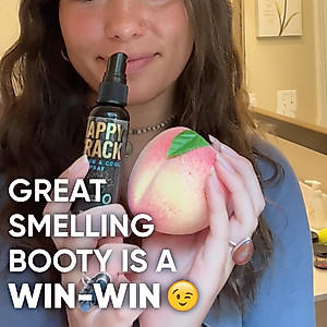 Derm Dude Happy Crack Refresh & Cool Butt Spray | With Soothing Witch Hazel | Formulated With All-Natural DeoPlex for Odor Control | Deodorant & Odor Eliminator Spray - Minty Fresh Scent, 2oz (1 pack)