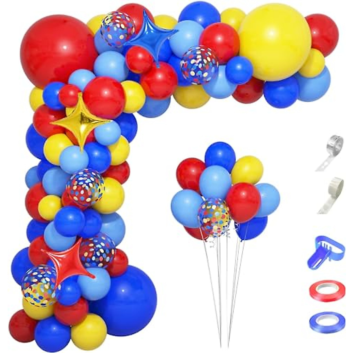 Carnival Balloons Arch Kit | 121Pcs for Theme Parties