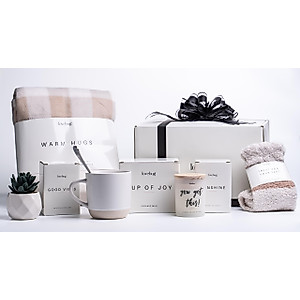 lovebug Get Well Soon Gift Baskets for Women - Self Care Gifts for Women Care Package for Women, Thinking of You Gift Basket After Surgery, Thinking of You, Birthday, Sick Friend - Gift Set for Women