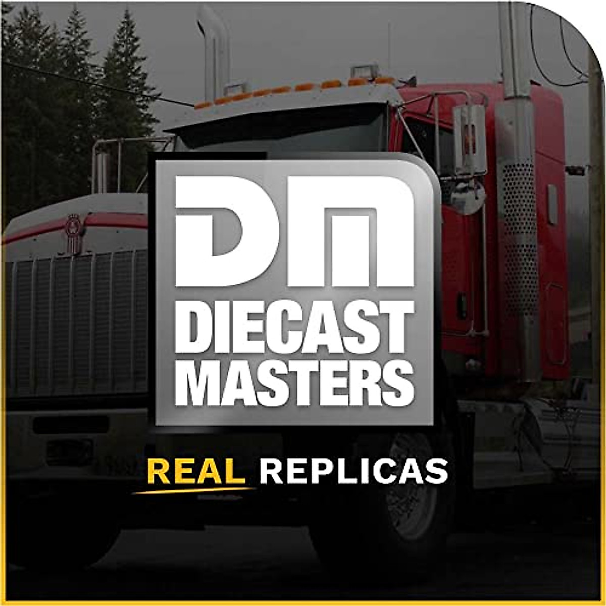 Diecast Masters Kenworth T880 SBFA Tractor Truck, Tridem Tractor with 40" Sleeper - Speed Orange | Real Truck Specifications | 1:50 Scale Model Semi Trucks | Diecast Model 71057