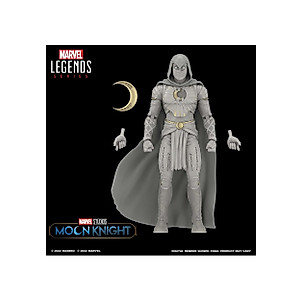 Marvel Legends Series Disney Plus Moon Knight MCU Series Action Figure 6-inch Collectible Toy, Includes 4 Accessories