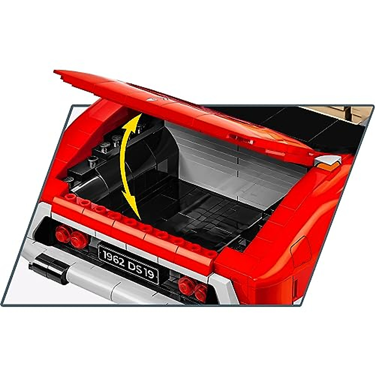 COBI Cars 1:12 Scale 1962 Citroën DS 19 Decapotable Executive Edition, Red