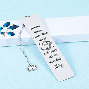 Inspirational Coworker Gifts for Women Men Friends Graduation Birthday Gift for Her Him Daughter Son Mothers Day Gifts for Mom Dad Teacher Appreciation Gifts for Women Men Bookmark for Teacher Student