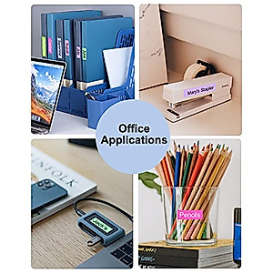 Tz Tape 12mm 0.47 Laminated Compatible Label Tapes Replacement for Brother TZe Label Tape TZE-MQ531/MQE31/MQF31/MQP35/MQG35/MQG31 12mm 0.47 inch for Brother P Touch PT-H110 PT-D600 PT-D400, 6-Pack