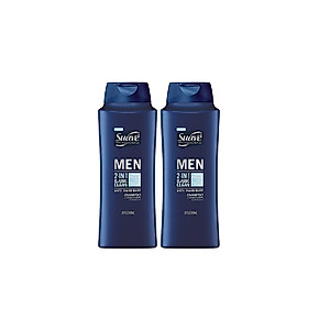 Suave Professionals for Men Anti Dandruff Shampoo 28 Fl. Oz. 2 Pack (Classic Clean 2 in 1)