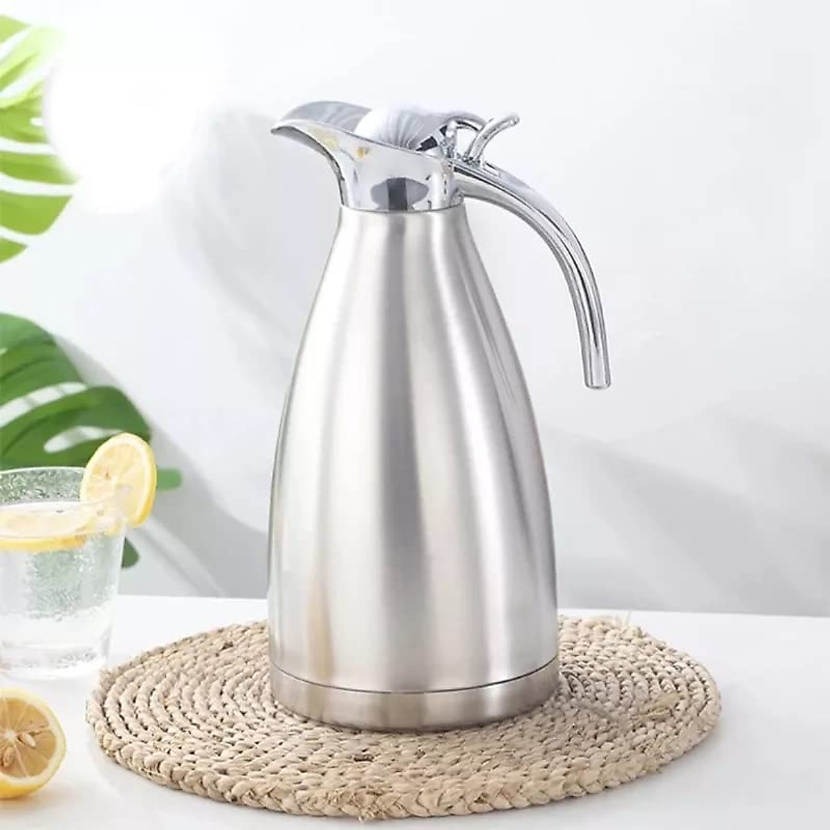 Thermos Set Stainless Steel Vacuum Flask 68oz = 2Liter 2022 New Model Double Walled Vacuum Insulated Thermos 304 Stainless steel Thermal Flask