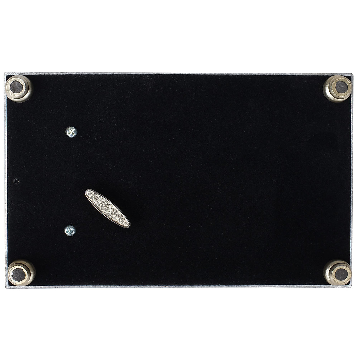 Cottage Garden Watching Over You Champagne Silver Petite Jeweled Music Box Plays Friend in Jesus