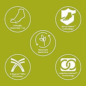 SmartWool Hike Light Cushion Mid Crew Socks, Black, Medium