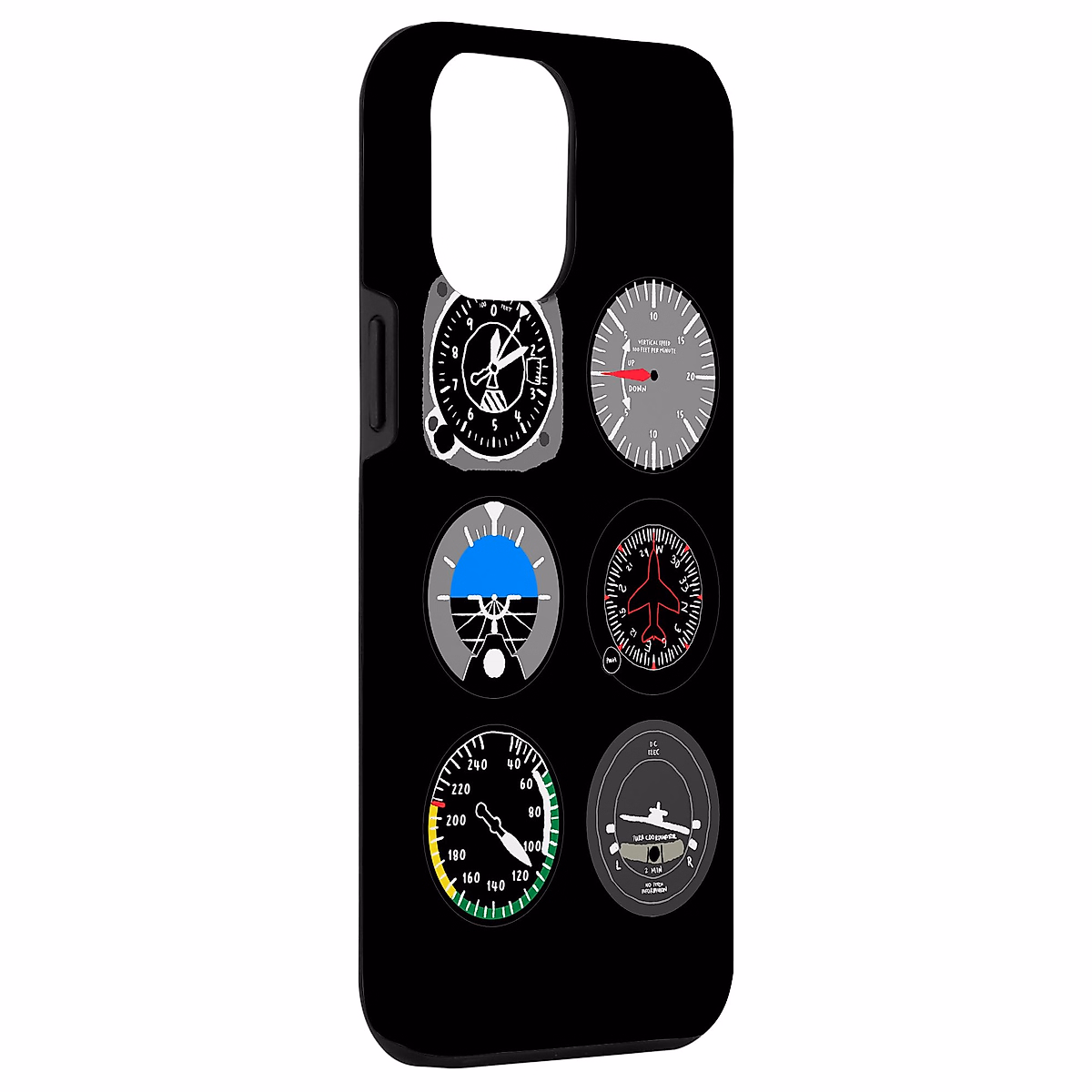 iPhone 12 Pro Max Airplane Instruments Cool Aeroplane Plane Aviation Pilot Case