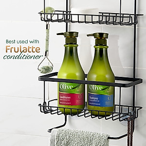 Frulatte Olive Shampoo with Organic Olive Oil | Rich in Vitamins A, D & E Hydrating Shampoo for Dry Damaged Hair | Paraben Free Shampoo | Natural & Deep Cleansing Hair Shampoo, 27 fl oz