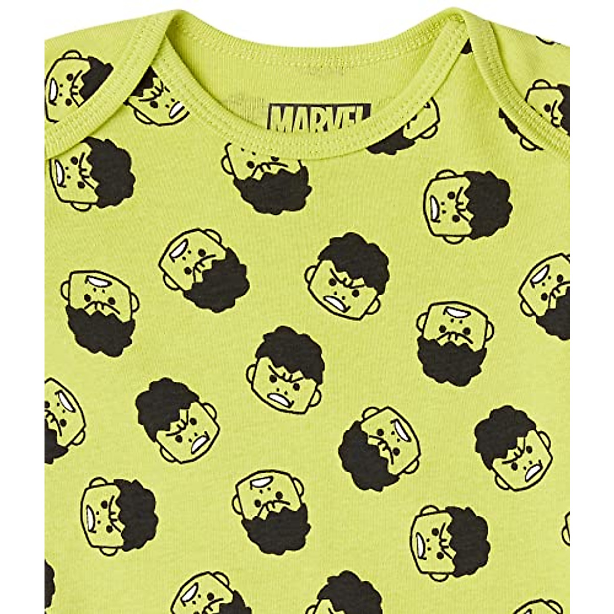 Amazon Essentials Disney | Marvel | Star Wars Baby Boys' Long-Sleeve Bodysuits, Pack of 5, Marvel Friends, 24 Months