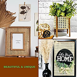 LUSYDECO 36" Width Rattan Cane Webbing Roll 5 Feet Length Hexagon Weave Pre-Woven Cane Mesh Net Open Weave Wicker Cane Webbing Rattan Sheet for Furniture, Chair, Cabinet, Ceiling (5 FEET)