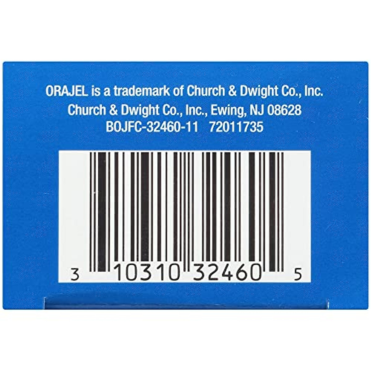 Orajel Toddler Training Toothpaste Tooty Fruity Flavor 1.50 Oz (Pack of 2)