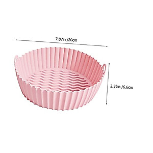 UPKOCH 8 Pcs air fryer pan oven basket air fryer Air Fryer Silicone Basket air fryer liner silicone baking mat accessories for air fryer large basket rubber Silica gel lift non stick