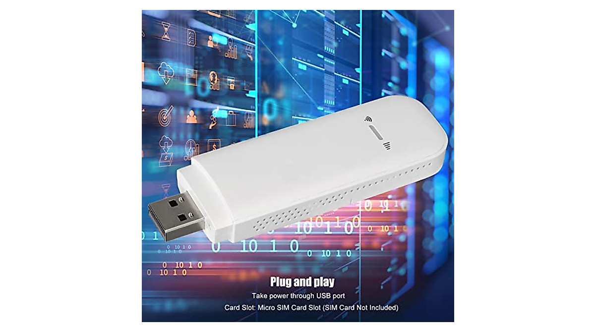 4G WiFi Router, Portable 4G LTE USB Modem Dongle, Wireless Hotspot ...