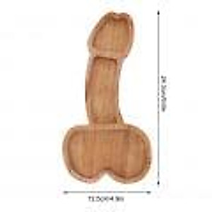 Unique Wooden Cheese Cutting Board Large and Thick Charcuterie Platter and Serving Tray for Entertaining Appetizers Wine Crackers Brie and Meat Fancy House Warming Gift (Right)