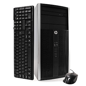 HP Desktop Computer 6300 Tower Intel Core i7 3770 3.4GHz 8GB DDR3 Ram 3T Hard Drive Windows 10 Professional (Renewed)