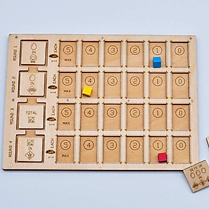 CZYY Wingspan Objective Scoreboard Wooden Laser Cut Goal Board