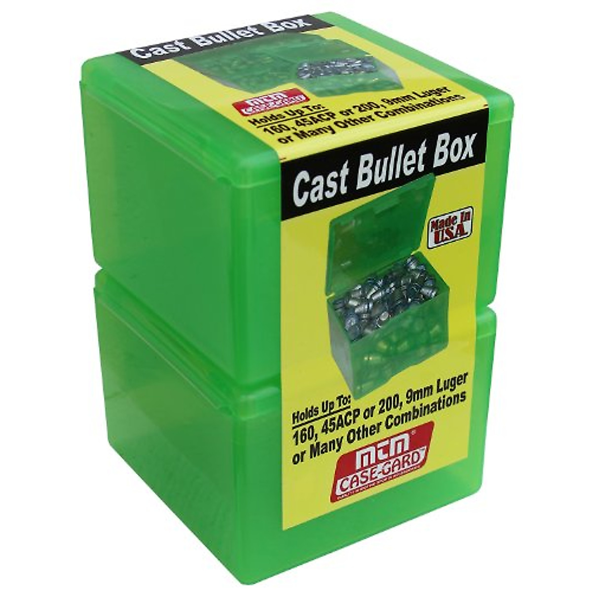 MTM Cast Bullet Box (Clear Green)
