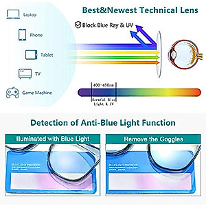 REAVEE Safety Glasses Anti Fog Nurse Goggles Blue Light Blocking Fashionable for Women Men Anti Scratch Eye Protection,Clear