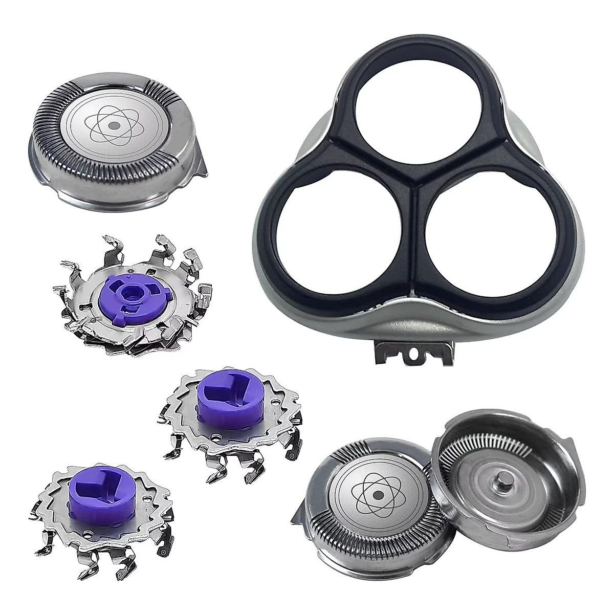 3X Replacement Shaver Head Shaver Blade for Philips Norelco 7950XL,7800XL,7800XLcc, 7810XL, 7380XL, 7360XL, 7350XL, 7345XL, 7340XL, 7325XL, 7315XL, 7310XL