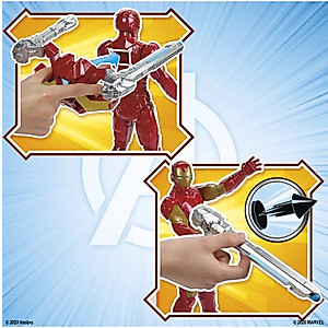 Marvel Avengers Titan Heros Series - Set of 3 Black Panther, Iron Man and Captain America Action Figures - 12