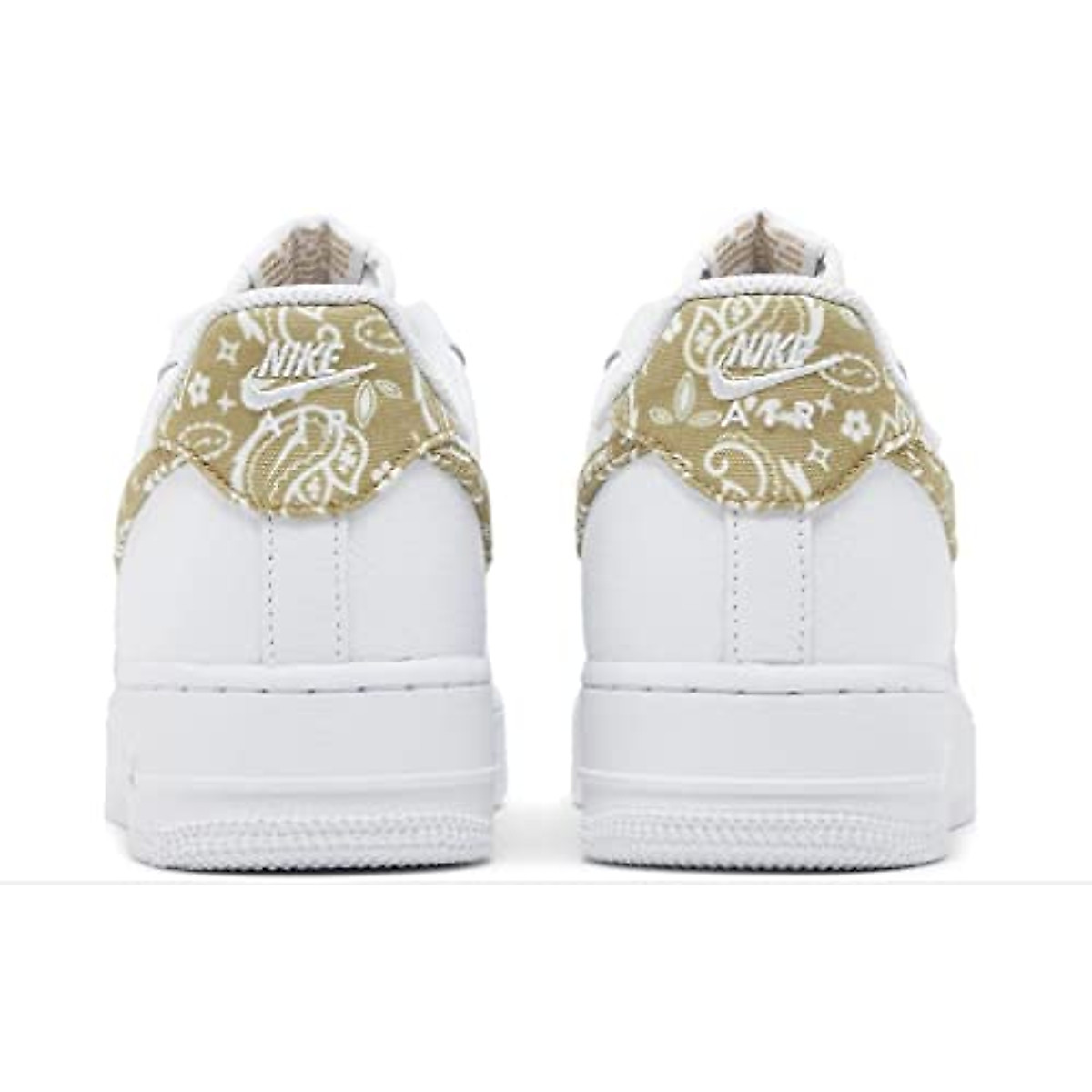 Nike Womens WMNS Air Force 1 '07 ESS DJ9942 101 Barley Paisley - Size 11W