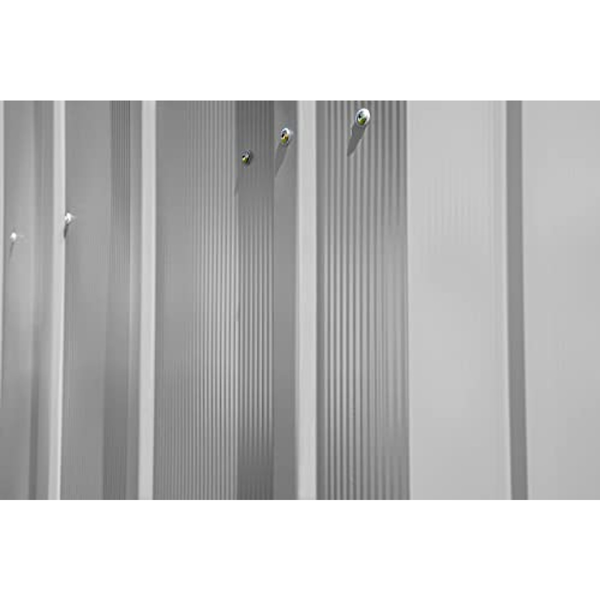 Arrow Classic Steel Storage Shed, 6x4, Flute Grey