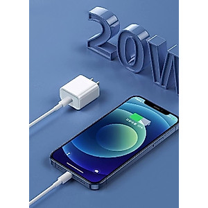 USB C Wall Extra Fast 20W PD Charger Block for iPhone 16 15 14 13 12 Pro Max Plus for Galaxy S24 S23 S22 S21 Type USBC Plug Brick Head Safe Wall Cube Type C